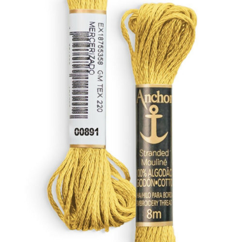 Linha de Bordar Meada Anchor Mouline 100% Algodao