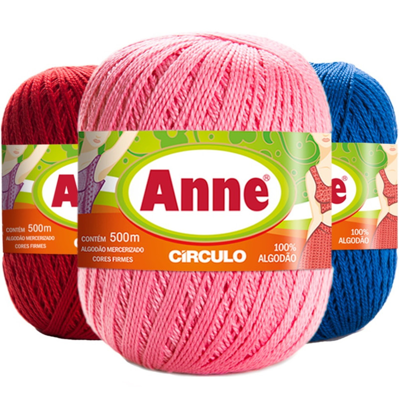 Linha Anne 500 metros Multicolor Marca Circulo